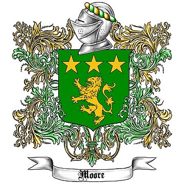 "Moore Family Crest 1" Poster for Sale by atomicblizzard | Redbubble