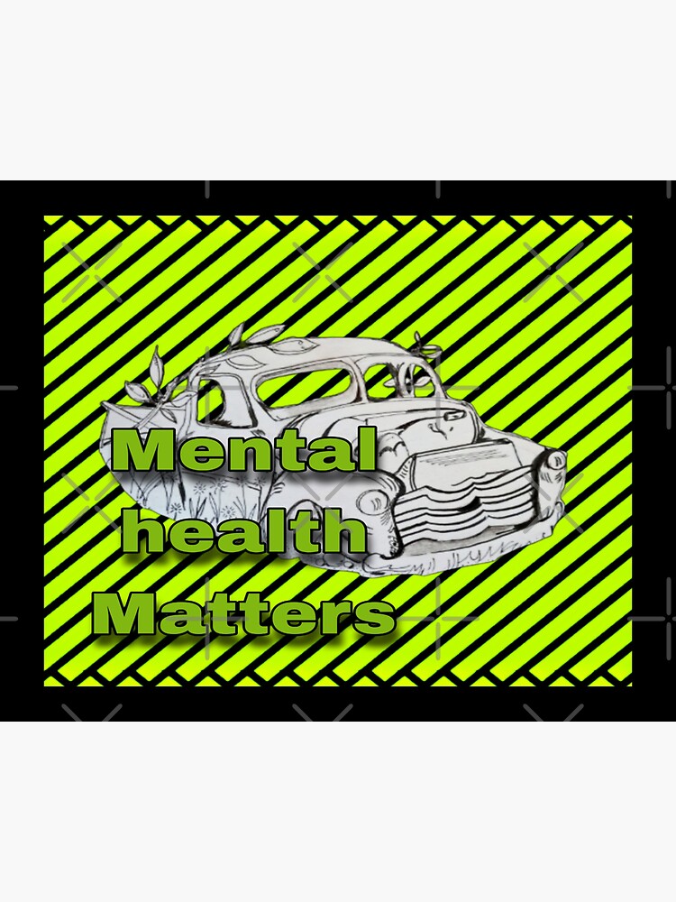 "Rusty old ute. Mental health matters. My drawing." Sticker for Sale by ...