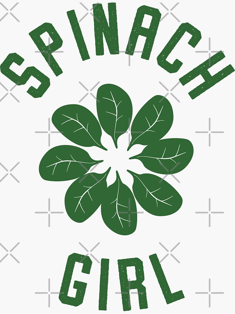 "Spinach Girl Fan" Sticker by oberdoofus | Redbubble