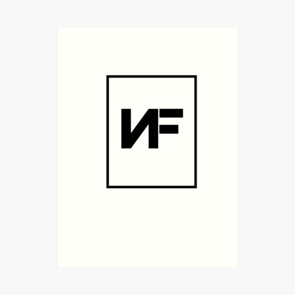 "NF American Rapper Logo" Art Print by IainW98 | Redbubble