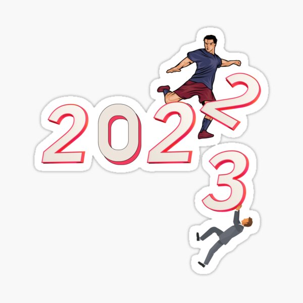 "Welcome New year 2023" Sticker for Sale by SN-Creations | Redbubble
