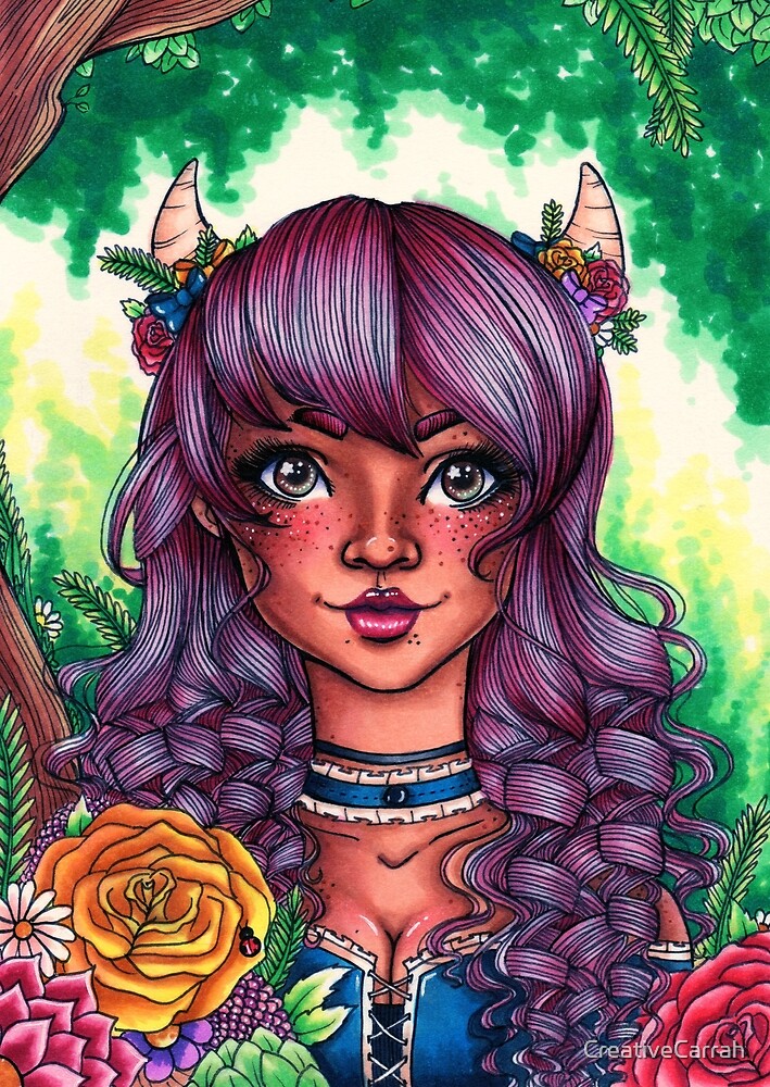 "Forest Goddess" by CreativeCarrah | Redbubble
