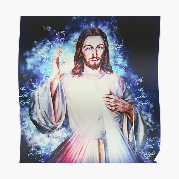 "Jesus Christ: The Light" Poster for Sale by Joskeshop | Redbubble