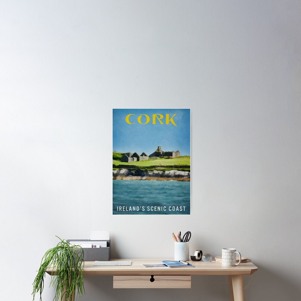 "Cork Ireland Travel Poster" Poster by wlartdesigns | Redbubble