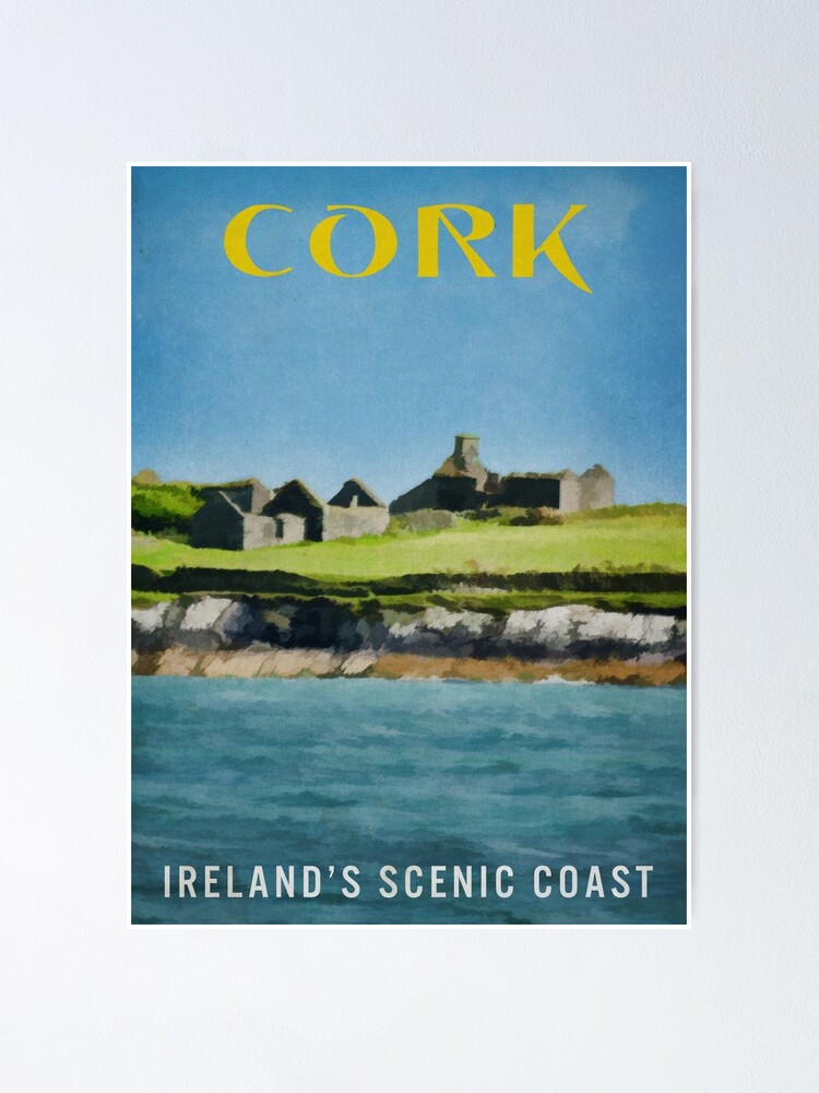 "Cork Ireland Travel Poster" Poster for Sale by wlartdesigns | Redbubble