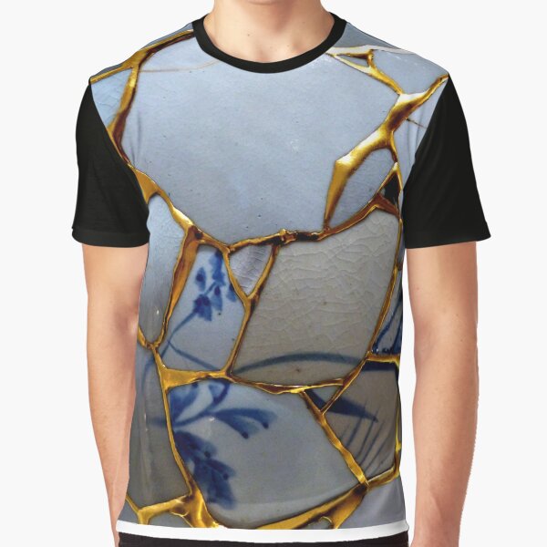"Kintsugi" T-shirt for Sale by delfmeunier | Redbubble | kintsugi ...