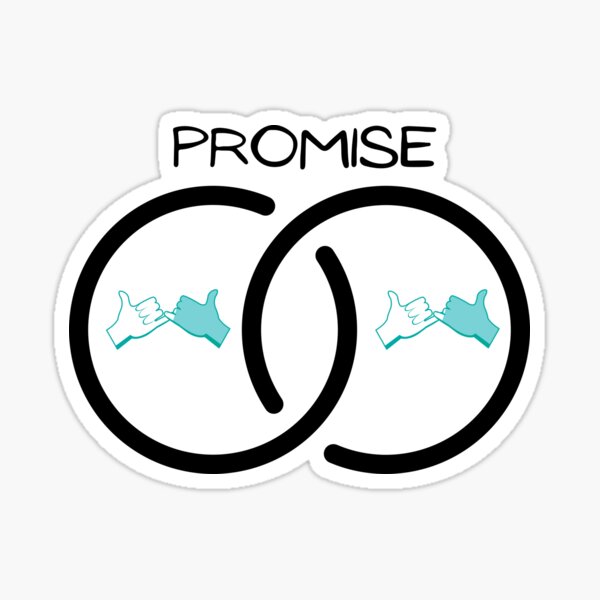 " promise" Sticker for Sale by ArtistLibrary | Redbubble