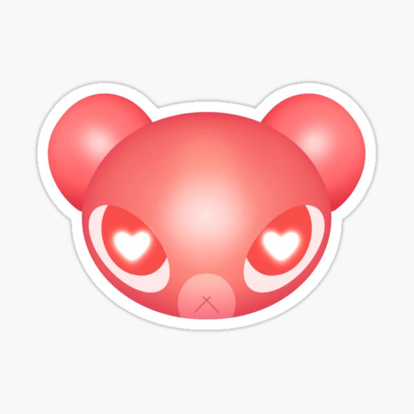 "Ruby the Sun Bear" Sticker for Sale by vxaesthetics | Redbubble