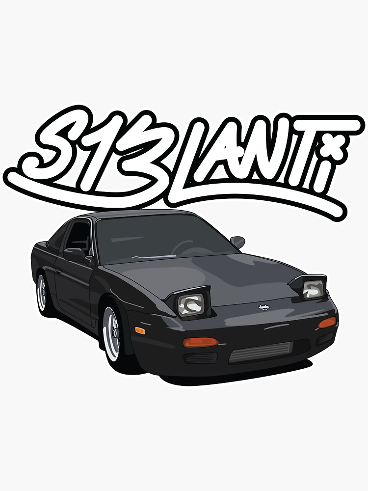 "Silvia S13" Sticker for Sale by ChucklesDesign | Redbubble