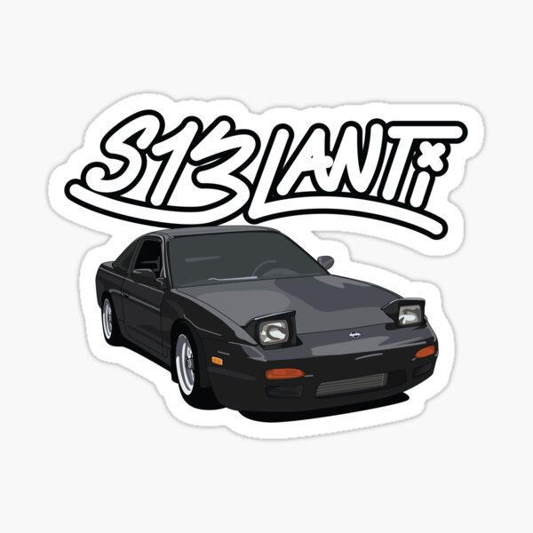 "Silvia S13" Sticker for Sale by ChucklesDesign | Redbubble