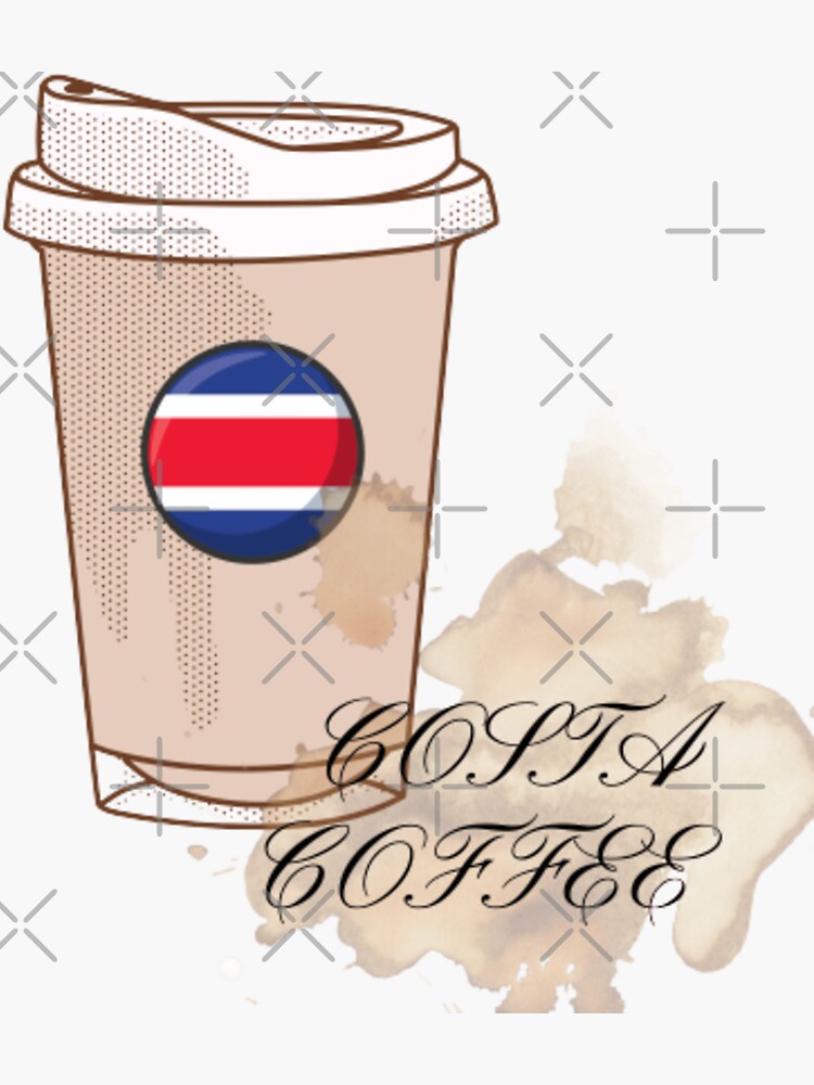 "Costa Coffee Mugs" Sticker for Sale by testydummy | Redbubble