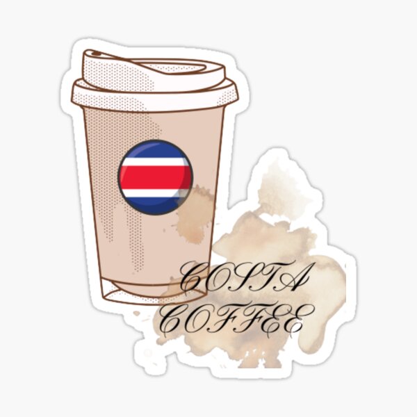 "Costa Coffee Mugs" Sticker for Sale by testydummy | Redbubble