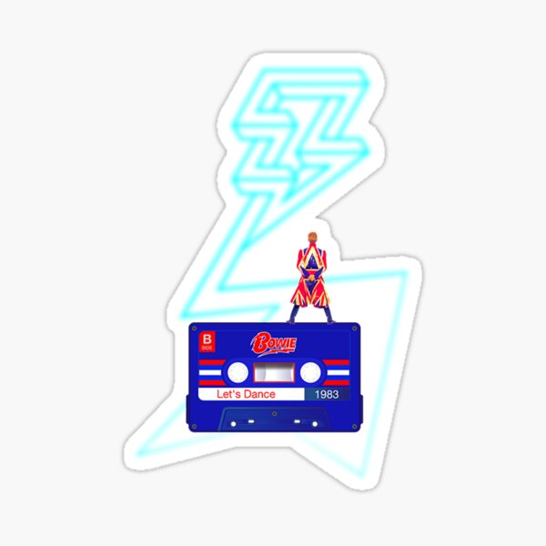 "david bowie kst" Sticker for Sale by clawmade | Redbubble