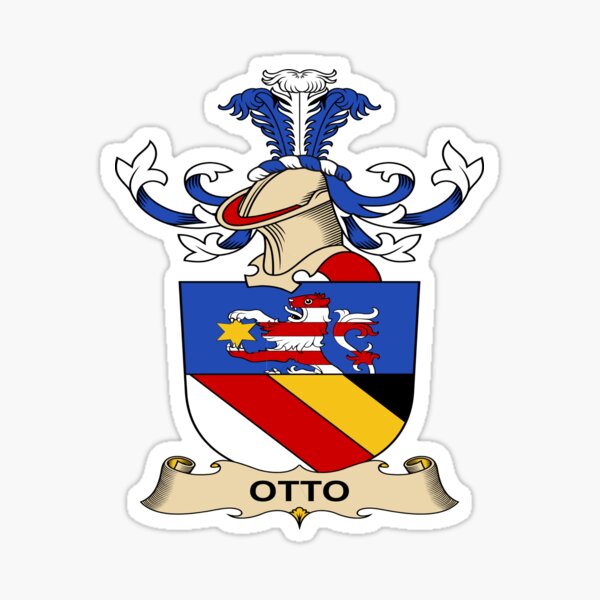 "Otto" Sticker for Sale by HaroldHeraldry | Redbubble