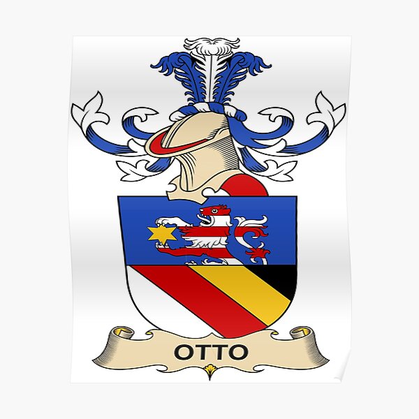 "Otto" Poster for Sale by HaroldHeraldry | Redbubble
