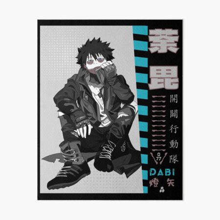 "Dabi Bad Boy III My Hero Academia" Art Board Print for Sale by ...