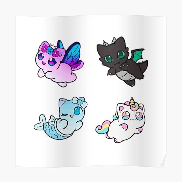 "Meemeows Aphmau cat plush" Poster for Sale by OTPcode | Redbubble