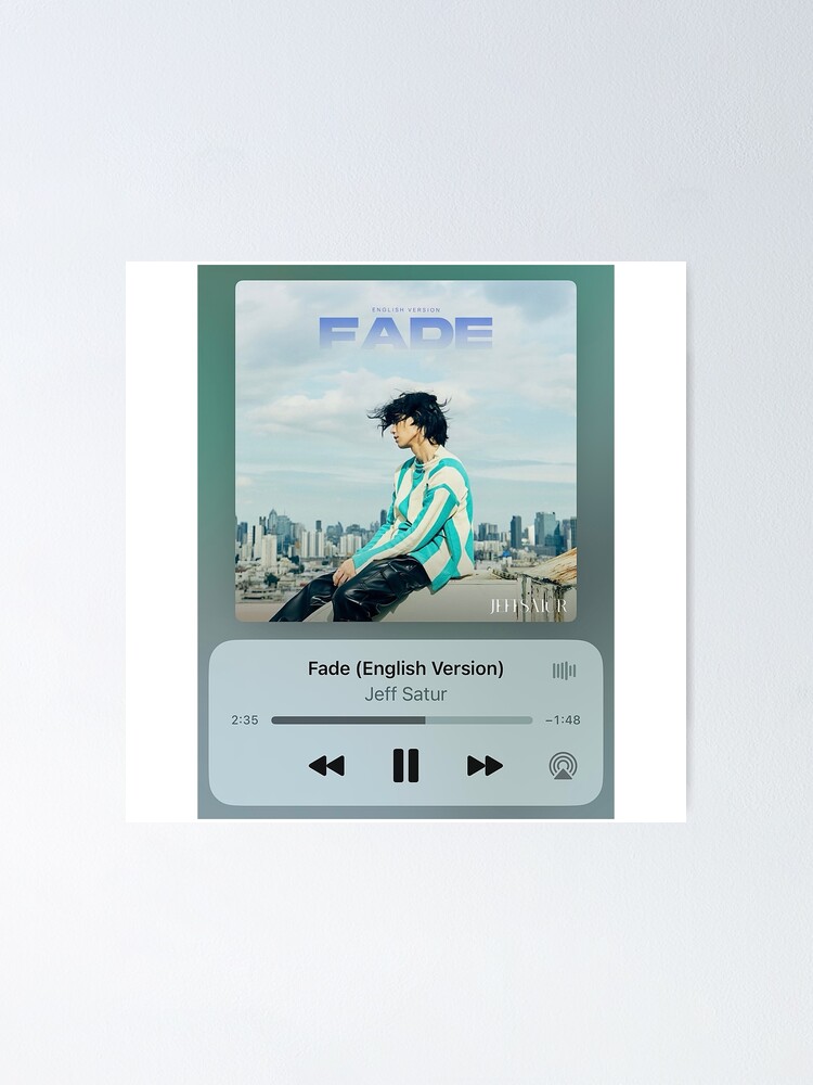 "Jeff Satur fade" Poster for Sale by premslays | Redbubble