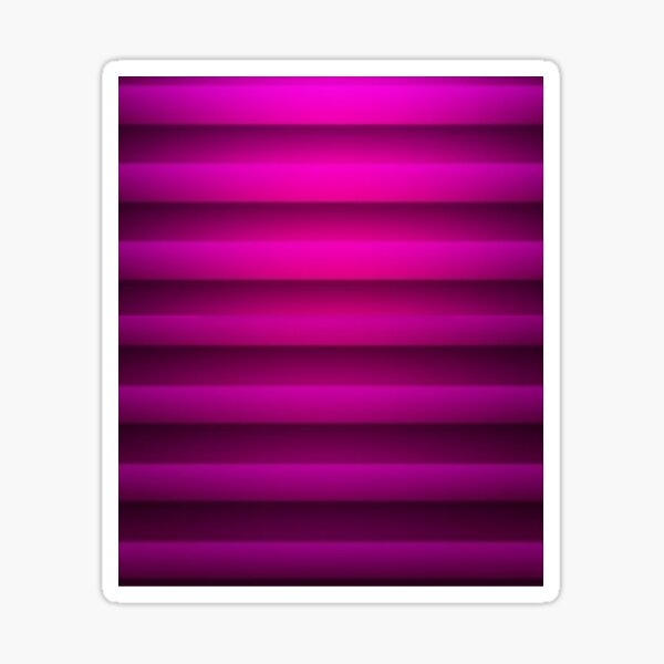 "Cute pink horizontal stripes top design" Sticker for Sale by ...