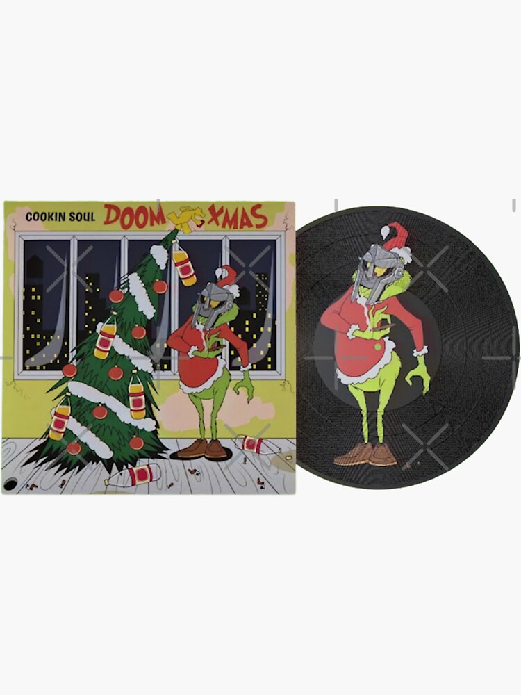 "MF DOOM Xmas" Sticker for Sale by wims68 | Redbubble