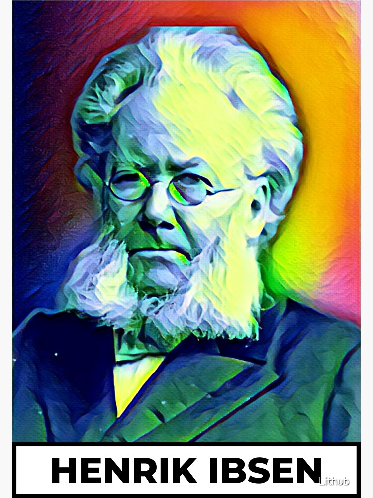 "Henrik Ibsen Art | Henrik Ibsen Portrait | Henrik Ibsen Artwork ...
