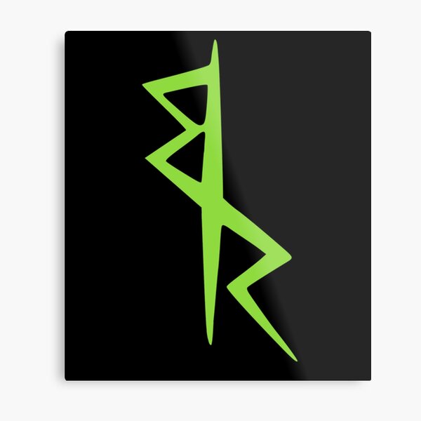 "Cyberpunk Edgerunners Logo-Aufkleber" Metallbild von Jwaneca | Redbubble