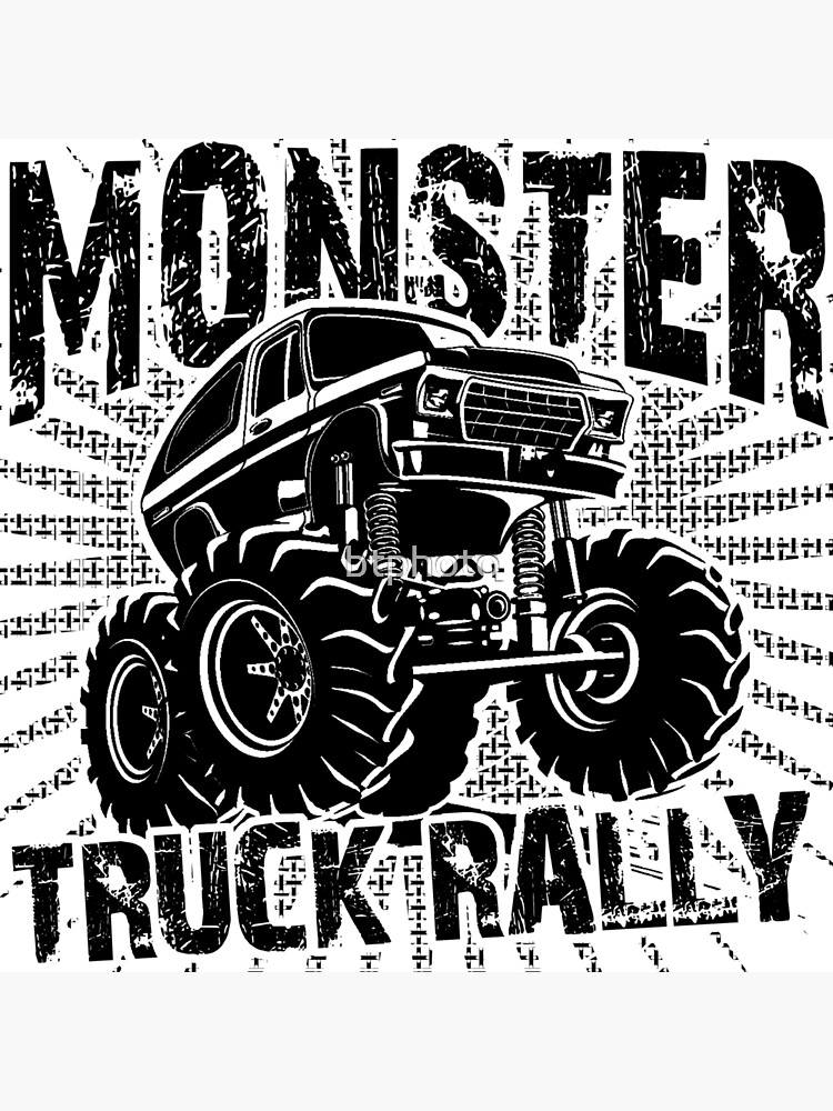 "Monster Truck Rally" Poster by btphoto | Redbubble
