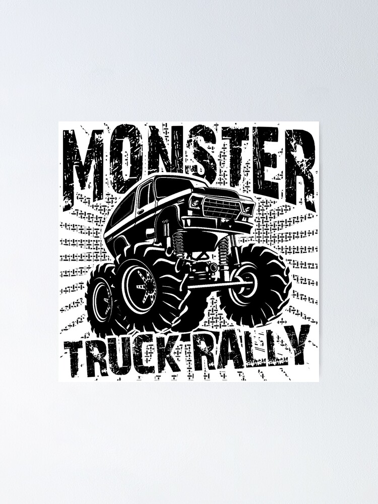 "Monster Truck Rally" Poster by btphoto | Redbubble