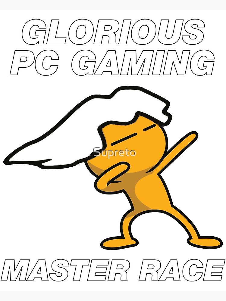 "GLORIOUS PC GAMING MASTER RACE - version 2" Photographic Print for ...