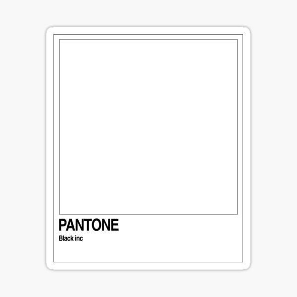 "Frame Pantone" Sticker for Sale by DexOneShop | Redbubble