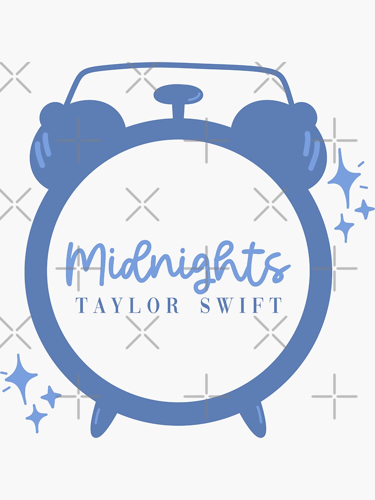 "Midnights TS" Sticker for Sale by yblehsart | Redbubble