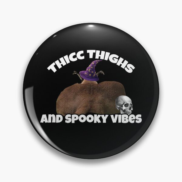 "Big Floppa Thicc Halloween Thick Thighs and Spooky Vibes Meme" Pin for ...