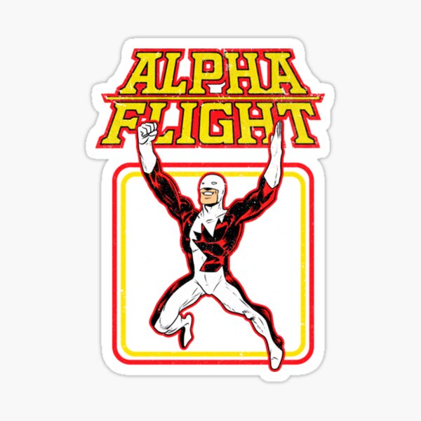 "Alpha flight guardian T-Shirt" Sticker for Sale by JuliusDach | Redbubble