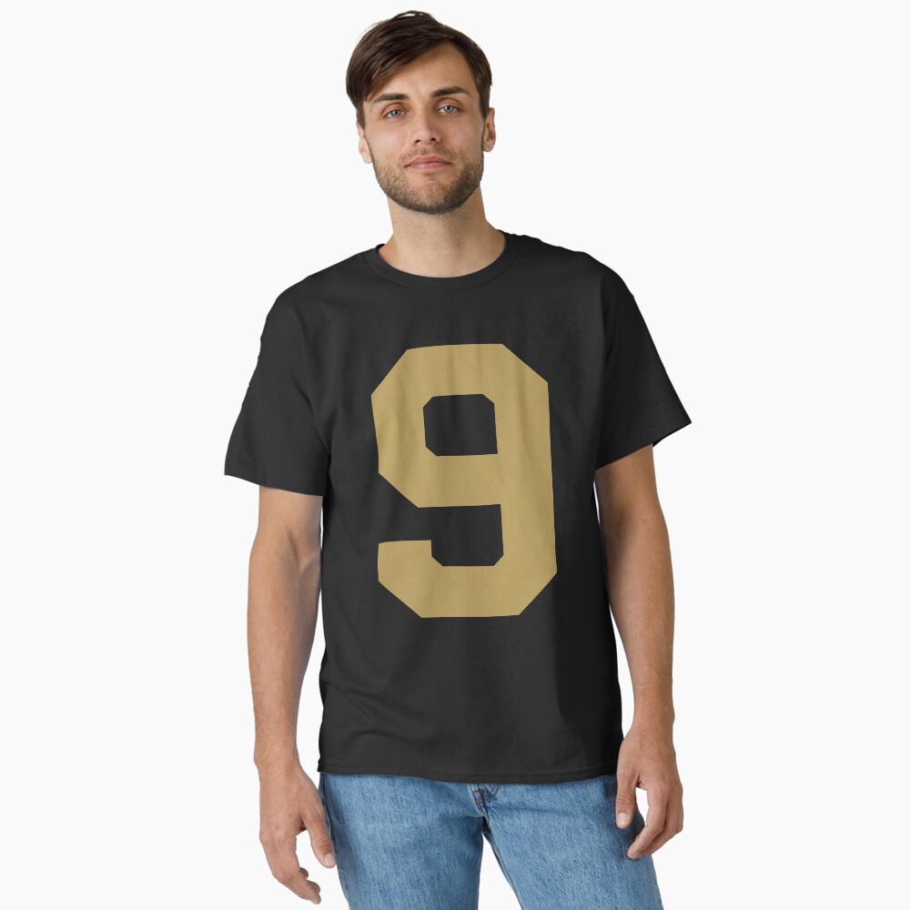 "Number 9, Gold nine, Sports number 9" Sticker for Sale by TheCultStuff ...