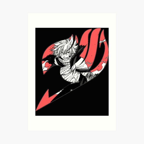 "Natsu Dragneel Fairy Tail Logo " Art Print for Sale by JenniferFreels ...