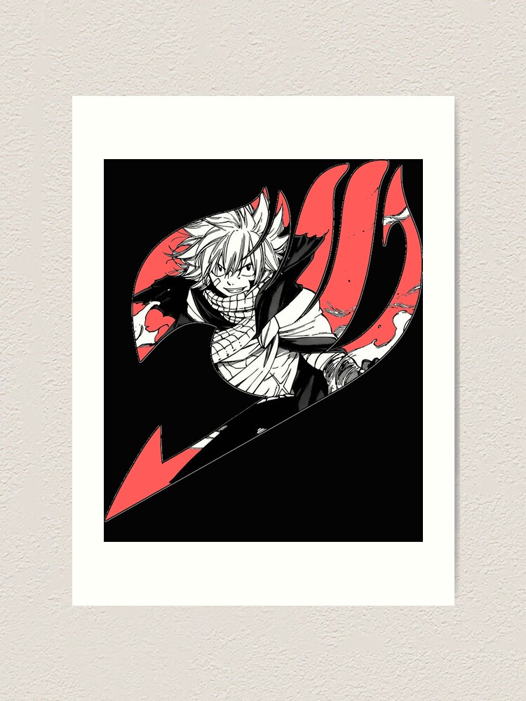 "Natsu Dragneel Fairy Tail Logo " Art Print for Sale by JenniferFreels ...