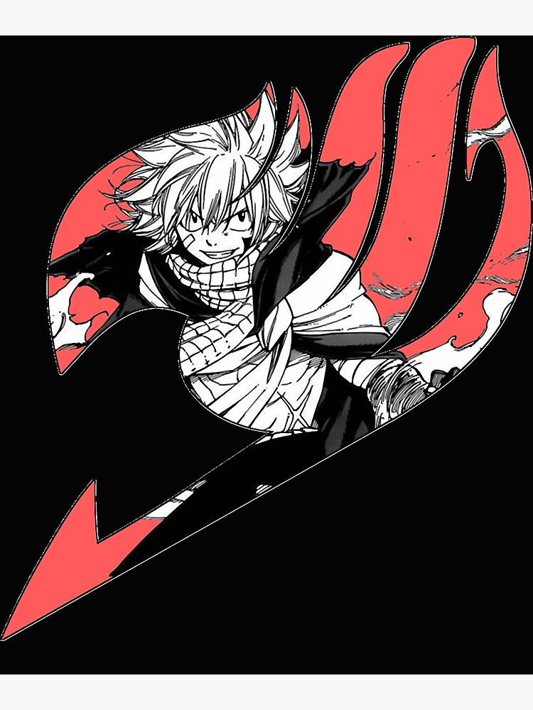 "Natsu Dragneel Fairy Tail Logo " Poster for Sale by JenniferFreels ...