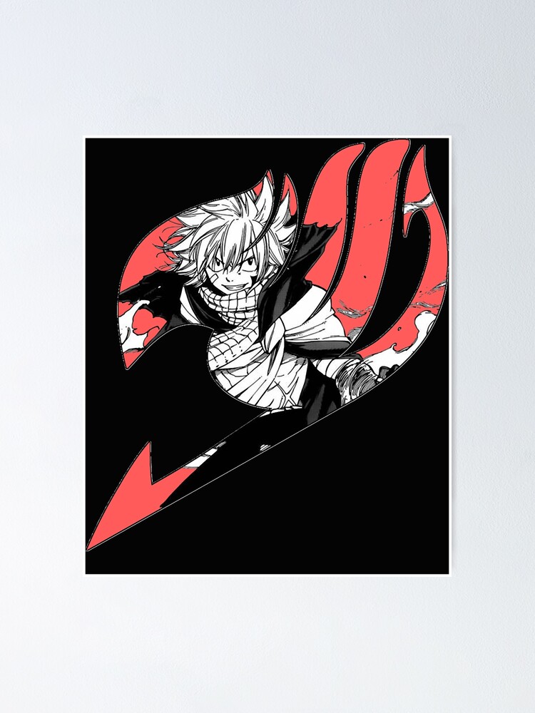 "Natsu Dragneel Fairy Tail Logo " Poster for Sale by JenniferFreels ...