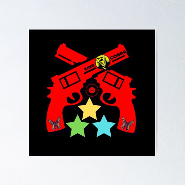 "Colt King Cobra Revolver Sticker" Poster for Sale by Artistic Mind ...