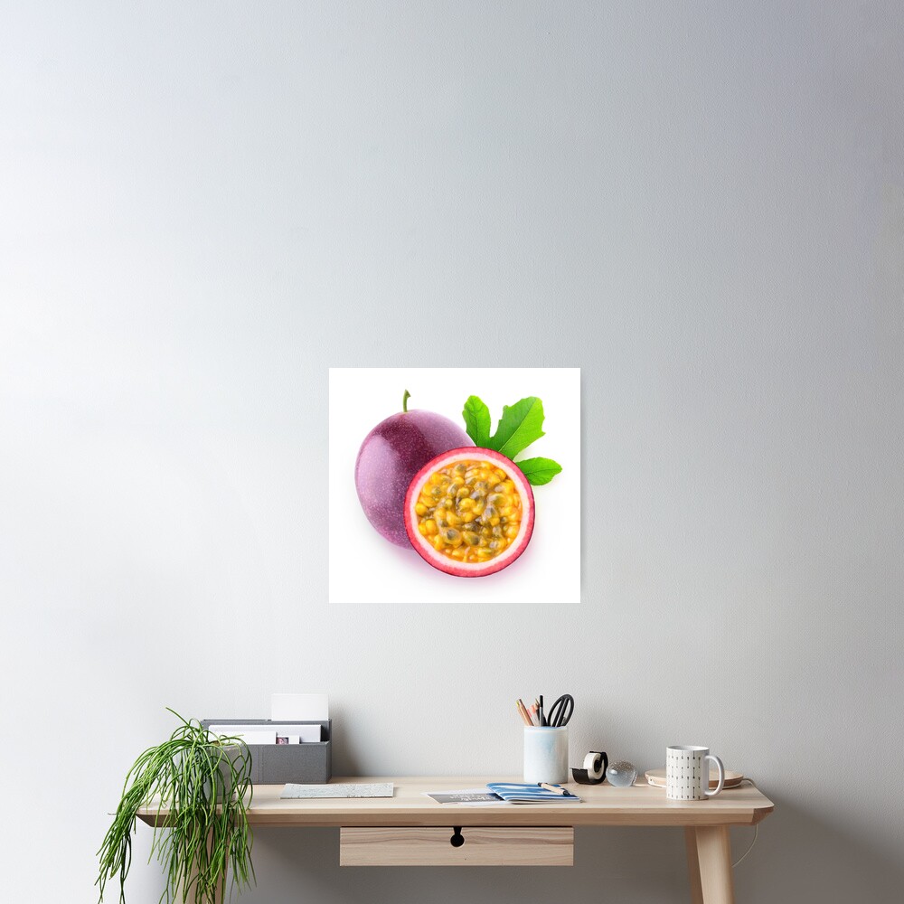 "Maracuya (passion fruit)" Poster for Sale by 6hands | Redbubble