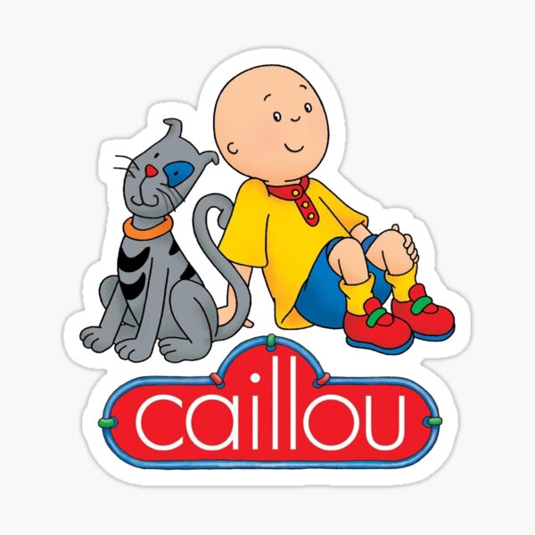 "CAILLOU" Sticker for Sale by neomiwalk | Redbubble