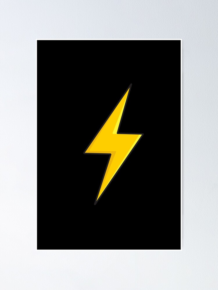 "Lightning bolt" Poster for Sale by ak-editzzz | Redbubble