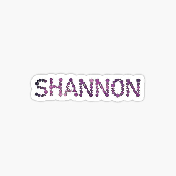 "SHANNON Name III - My name is SHANNON - typography name - Galaxy Vibe ...