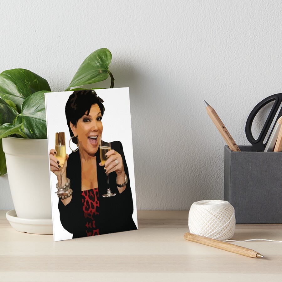 "Kris Jenner" Art Board Print by srucci | Redbubble