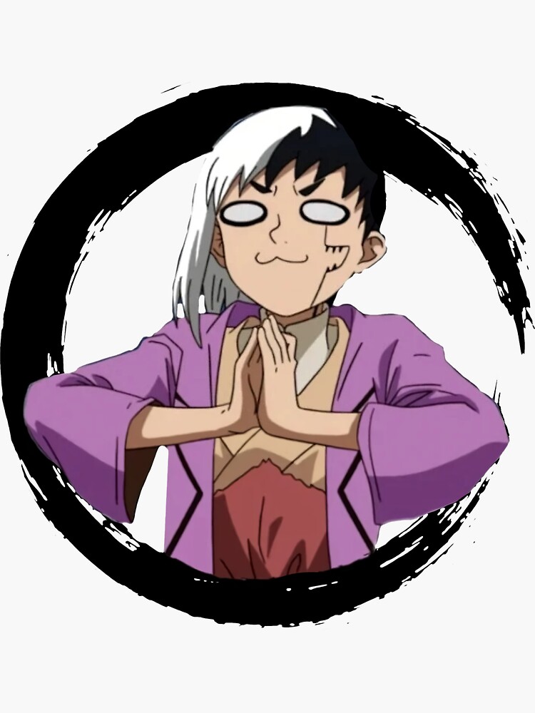 "Dr stone Gen" Sticker for Sale by Bryce68 | Redbubble