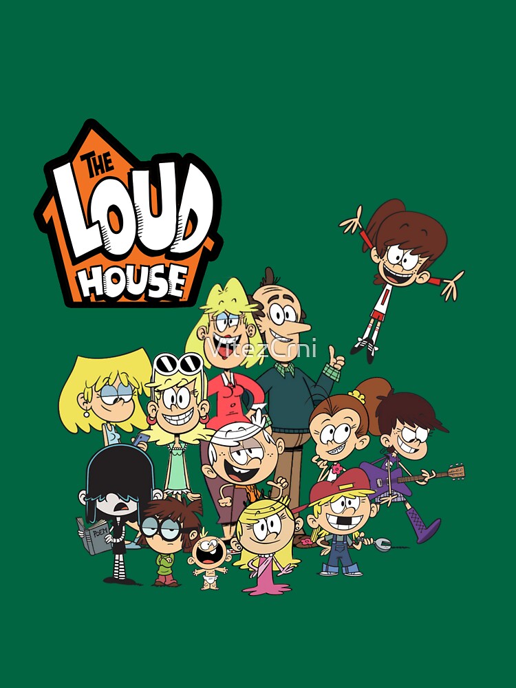 "The Loud House!" T-shirt for Sale by VitezCrni | Redbubble | the loud ...