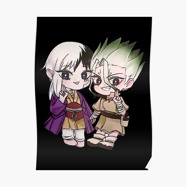 Senku X Gen Poster For Sale By Sienna38 Redbubble