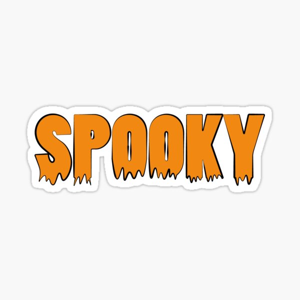 "Spooky Month " Sticker for Sale by manmayacool12 | Redbubble
