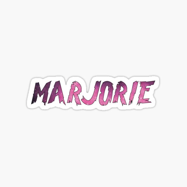 "MARJORIE Name IV - My name is MARJORIE - typography name - Galaxy Vibe ...