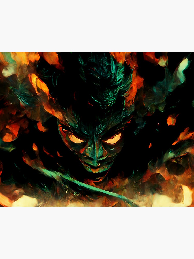 "Underworld Demon Ashura" Sticker for Sale by Thinesy | Redbubble